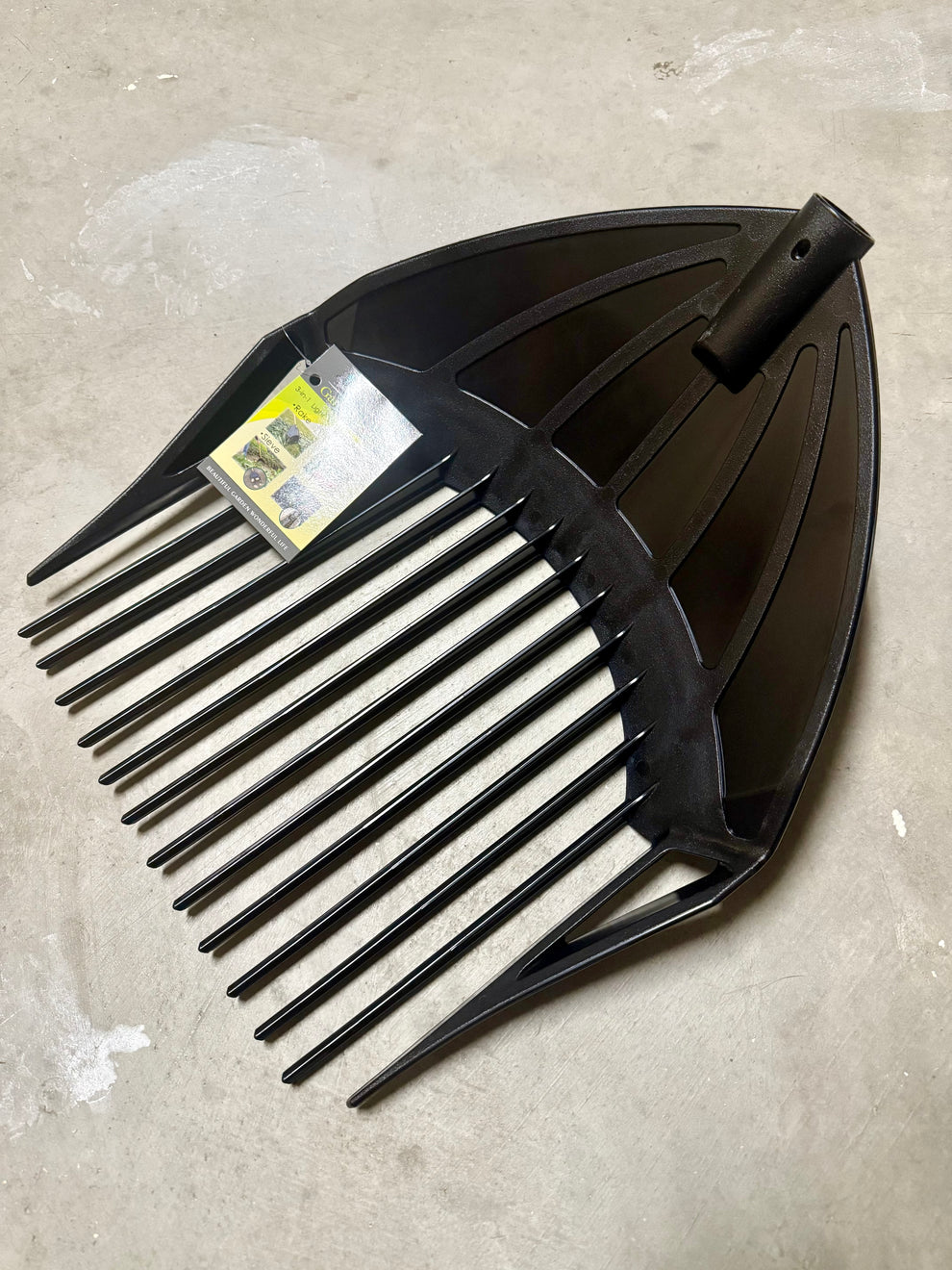 MLTOOLS Rake Shovel Sieve 3-in-1 Garden Tool Durable Plastic Rake Head